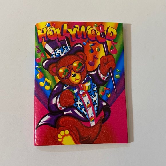 Lisa Frank | Accessories | Vintage Lisa Frank Hollywood Bear Mini ...